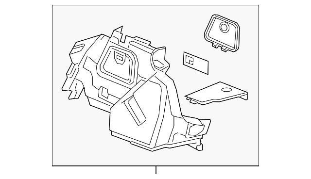 2016-2019 Cadillac ATS Trunk Side Trim 84074813 | GMPartsDirect.com