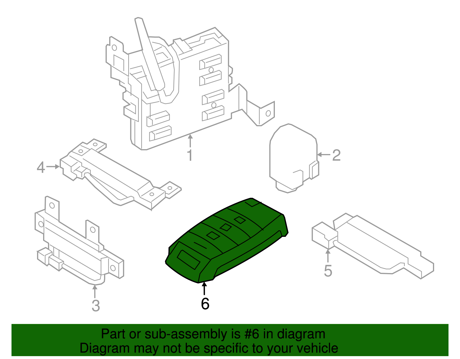 2017-2019 Kia Sportage Transmitter 95430-D9000 | Kia Parts Direct