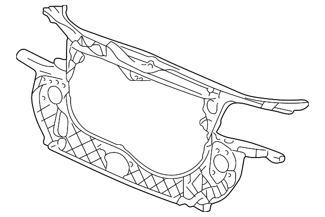 8E0-805-594-B - Radiator Support 2002-2005 Audi | Audi OEM Parts