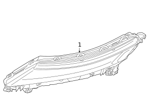 2022-2023 Mitsubishi Outlander Combo Lamp 8310A043 | Auto Parts