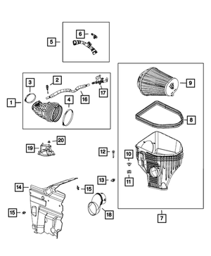 2019-2023 Dodge Coolant Bottle Bracket 53011048AA | Mopar eStore