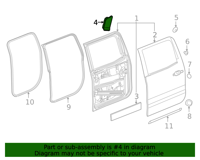 2020-2021 GM Access Cover 84179443 | GMPartsDirect.com
