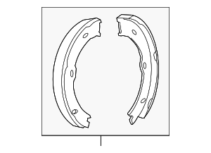 9074239700 - Park Brake Shoes 2019-2024 Mercedes-Benz | Mercedes-Benz ...