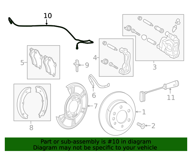 9075403605 - ABS Sensor Harness 2019-2022 Mercedes-Benz | Mercedes-Benz ...