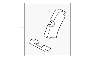 2015-2022 Porsche Macan 1 Set Of Brake Pads Rear 95B-698-451-G | Sunset ...