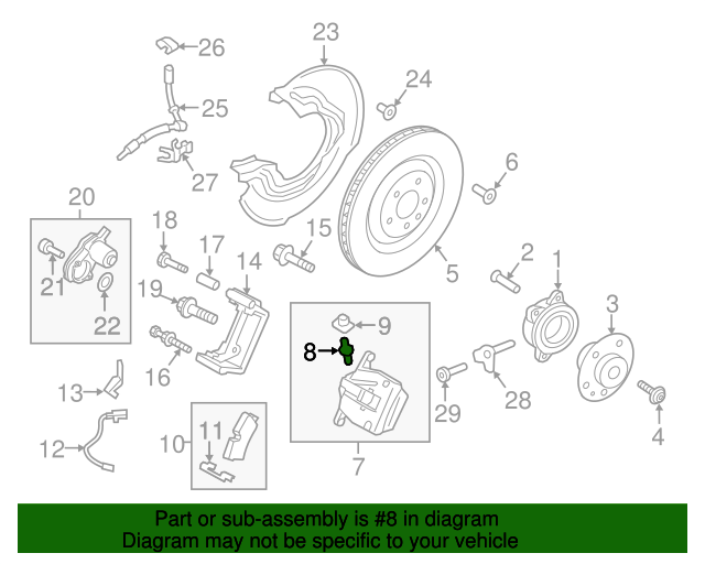 2015-2020 Porsche Macan Bleeder Valve 1K0-615-273-C | Porsche Marin