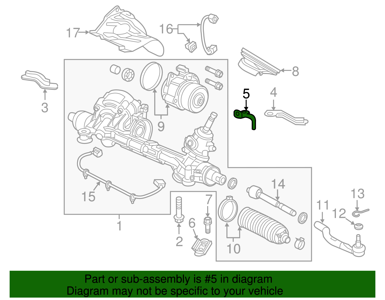 53470-TBA-A00 - Bracket 2016-2021 Honda Civic | Group 1 Auto Parts