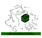 2021-2024 Ford Motorcraft™ Vehicle Battery BAGM-H3 | OEM Parts Online