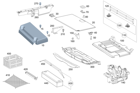 Load Compartment Floor for 2025 Mercedes-Benz AMG GT 43 | Mercedes-Benz ...