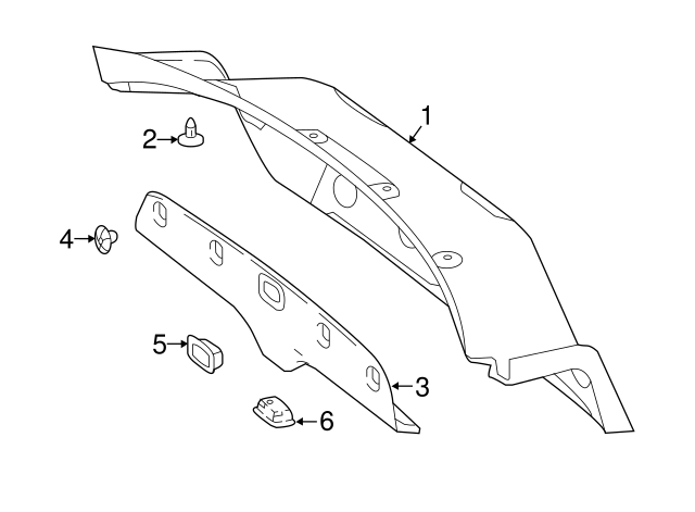 238-750-80-00-9051 - Deck Lid Handle 2021-2023 Mercedes-Benz | Mercedes ...