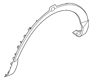 Genuine Wheel Opening Molding for 2022-2024 Hyundai Santa Cruz | Part ...