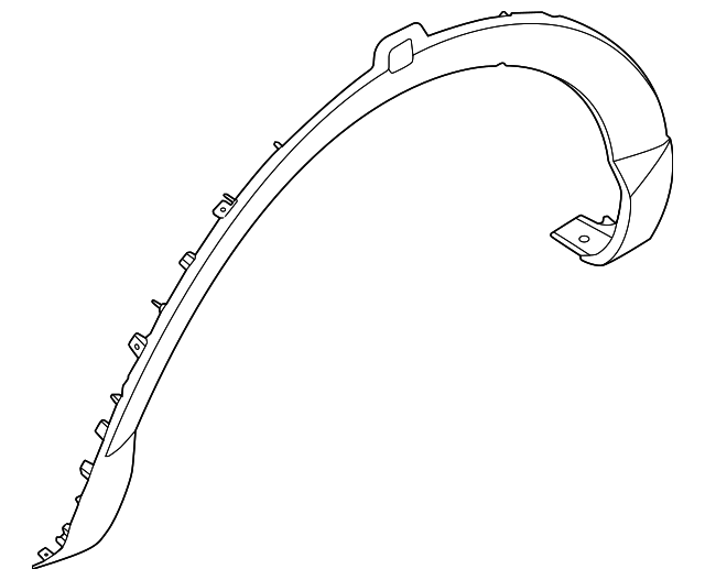 2022-2024 Hyundai Santa Cruz Wheel Opening Molding 87711-K5000-CA ...