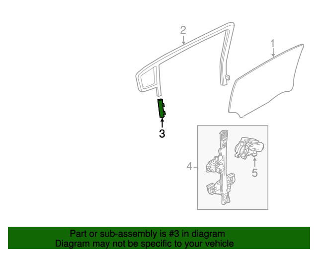 2011-2015 Chevrolet Volt Guide Channel 22785497 | GMPartsDirect.com