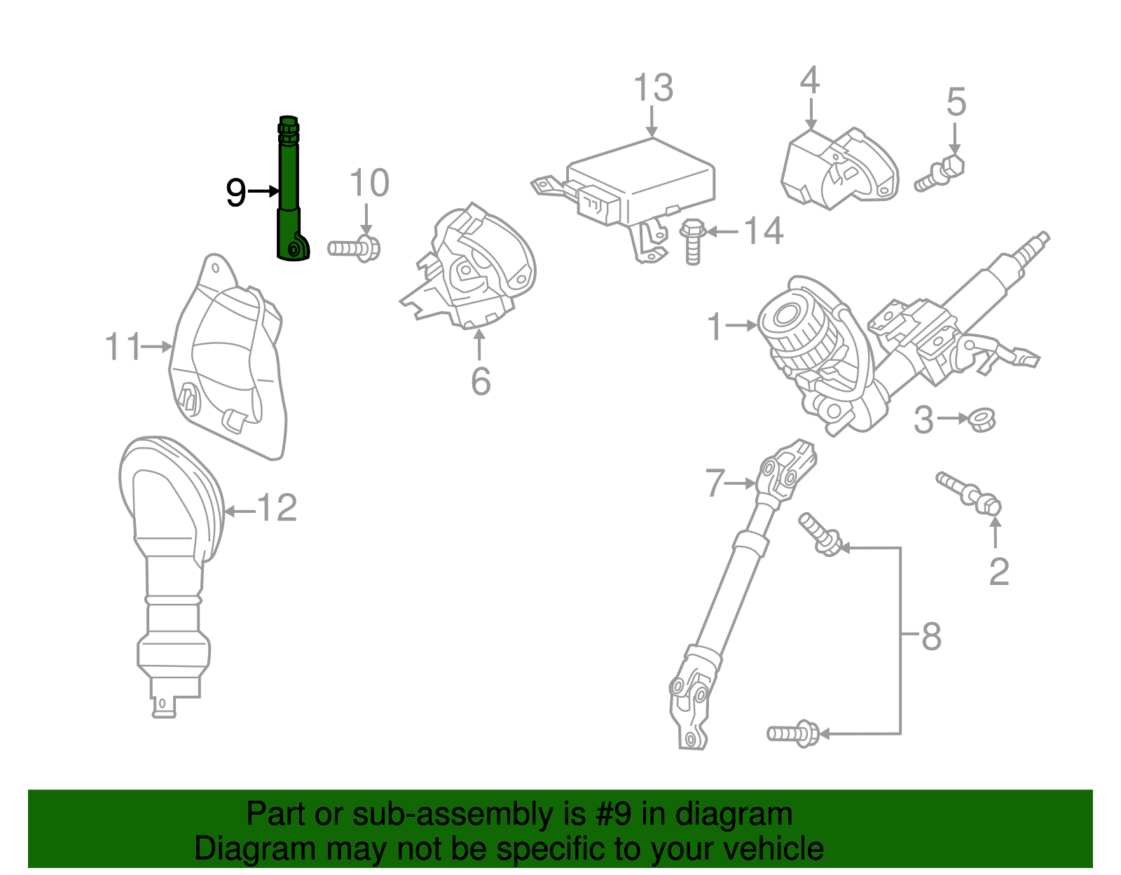 2011-2016 Scion tC Intermediate Shaft 45221-21010 | Toyota Parts Center