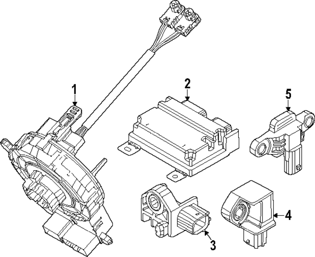 95920-CG000 - Ft Impact Sensor 2023-2024 Kia | Kia.Parts Store