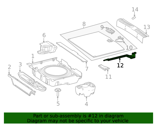 167-680-98-06 - Bumper Cover Bracket 2021-2023 Mercedes-Benz ...