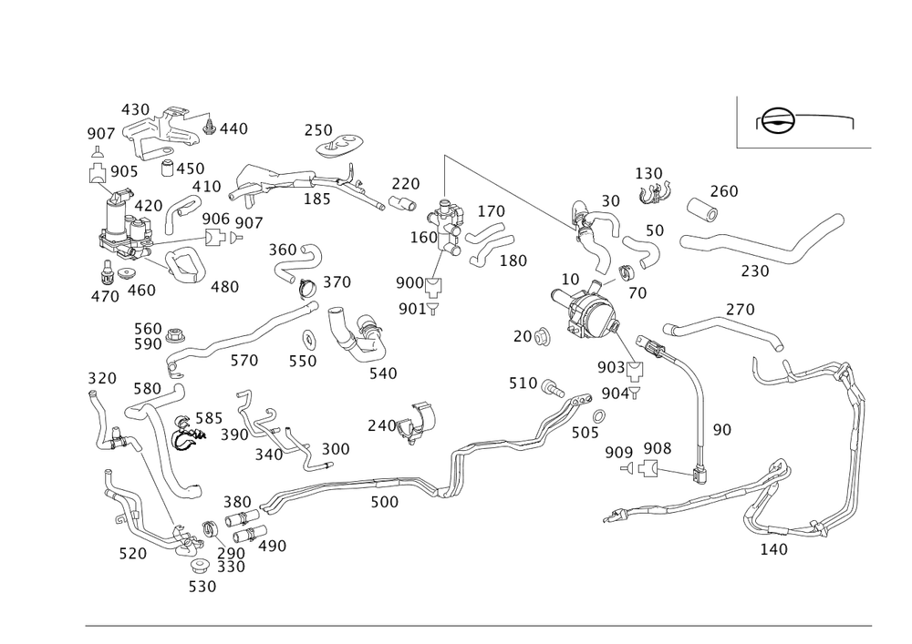 221-835-00-64 - Pump 1954-2014 Mercedes-Benz | Mercedes-Benz USA Parts