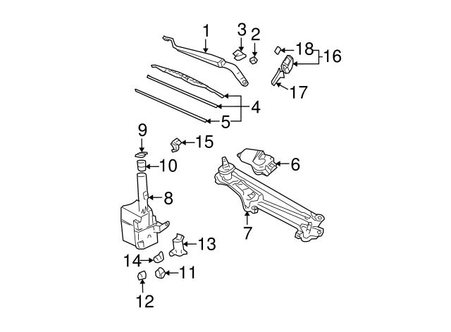 2005-2006 Lexus ES330 Rain Sensor Cover 89943-33030 | OEM Parts Online