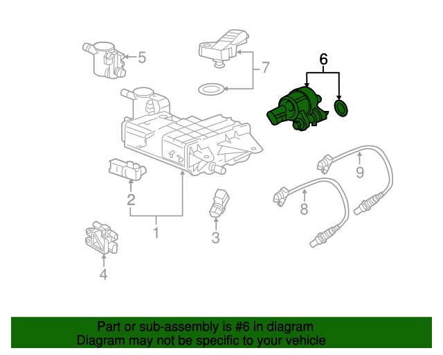 13575702 - Vapor Canister Vent Solenoid 2010-2016 Cadillac SRX ...