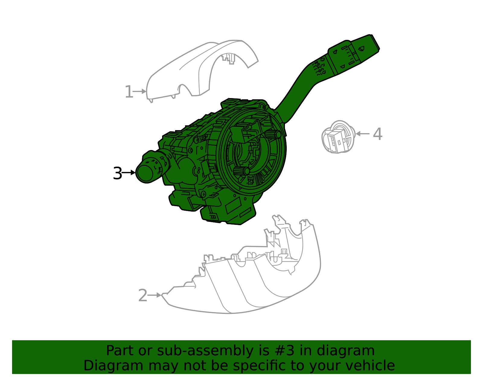 2020-2023 Land Rover | Multi-Function Switch | LR137750 | Express Land Rover Parts