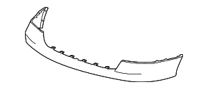 2011-2014 GMC Primed Front Bumper Fascia Trim Cap 22777685 GM ...