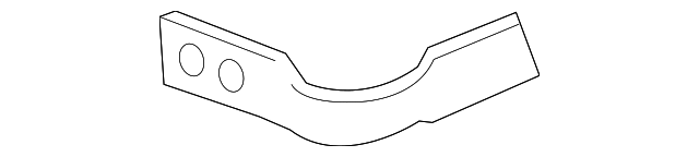 2011-2014 gm Passenger Side Front Bumper Impact Bar Brace 25848059 ...