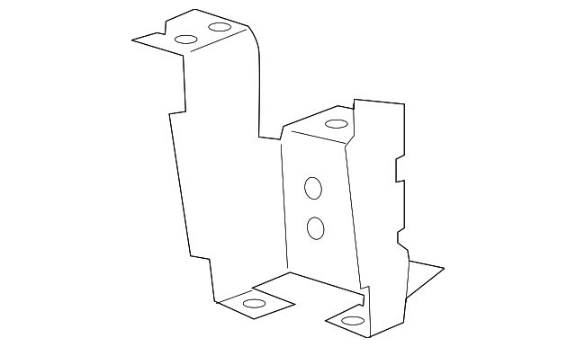 2011-2014 GMC Front Driver Side Bumper Impact Bar Inner Bracket ...