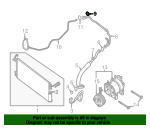2008-2025 Nissan A/C Line O-Ring 92473-N823A | Nissan Parts Plus