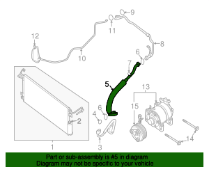 92480-1PE0B - Suction Hose 2012-2021 Nissan | Nissan Parts ...