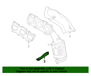 28527-3C730 - Mnfd W/Converter Bracket 2016-2017 Kia K900 | Kia.Parts Store