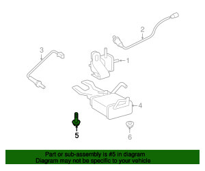 2008-2015 Scion xB Vapor Canister Bolt 90119-A0109 | Toyota Parts Center