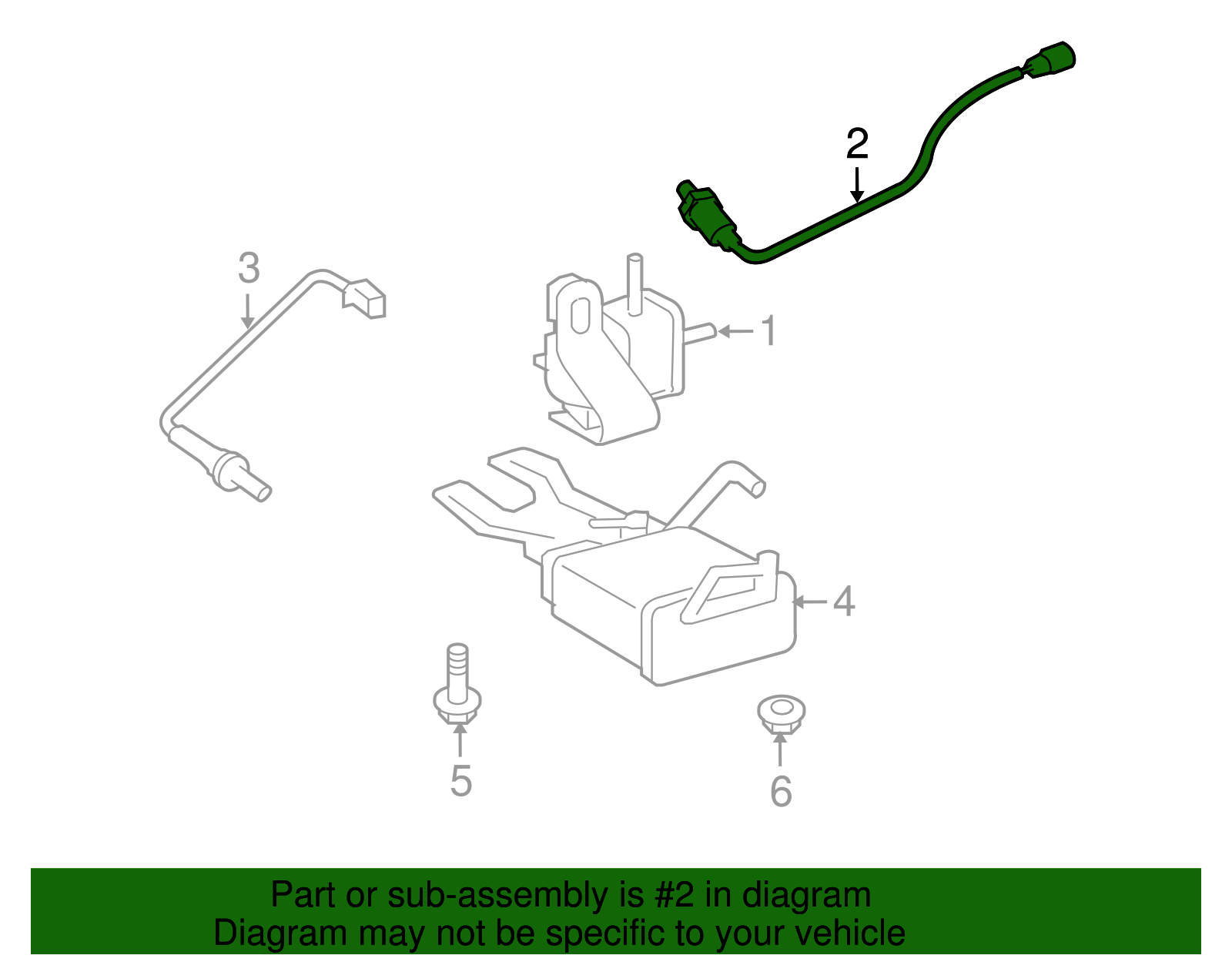 Genuine Toyota Oxygen Sensor part# 89467-12070 for 2008-2011 Scion xB ...