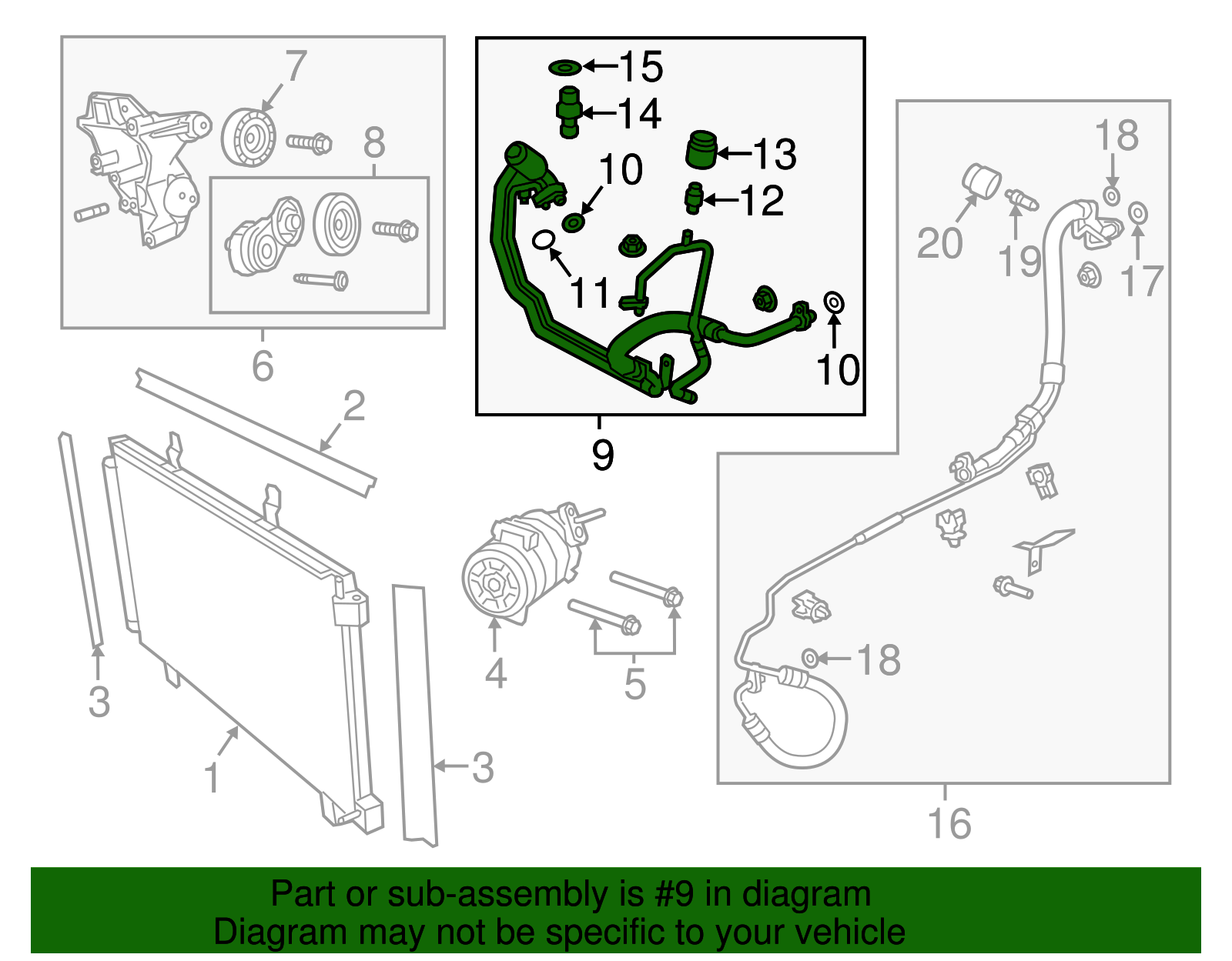 92288311 - F (S)Hose 2012-2017 Chevrolet Caprice | Gateway Buick GMC Parts