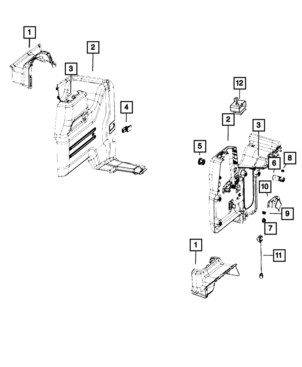 Quarter Inner Lower Panel, Left for 2018-2019 Jeep Wrangler | OEM Mopar 6MG61TX7AF | Mopar OEM ...
