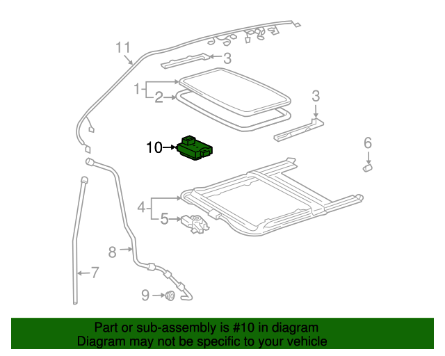 1998-2007 Toyota Land Cruiser Switch 84862-60021-B0 | Toyota Parts Center