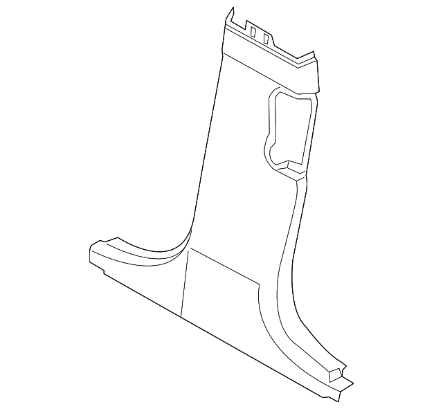 Genuine BMW 51-43-7-358-949 | Lower Center Pillar Trim | FREE Shipping ...