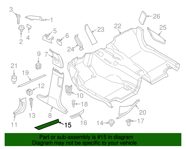 51477203602 - 2011-2016 BMW Front Sill Plate (51-47-7-203-602) | BMW of ...