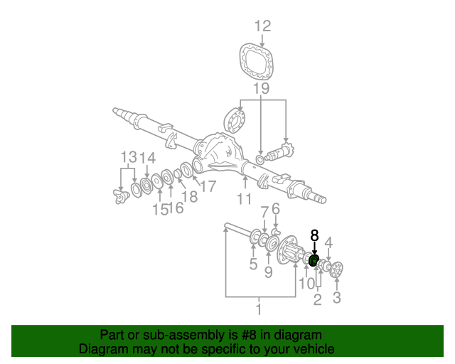 1984-2024 Ford Bearing C7TZ-1240-A | OEM Parts Online