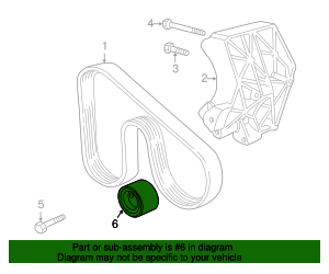 11282245087 - 1994-2002 BMW Adjusting Pulley H6410D (11-28-2-245-087 ...