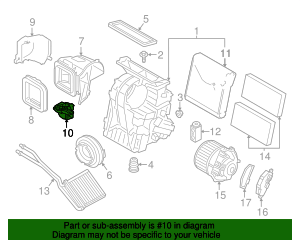 Genuine BMW 64-11-9-297-733 | HVAC Blend Door Actuator | FREE Shipping ...