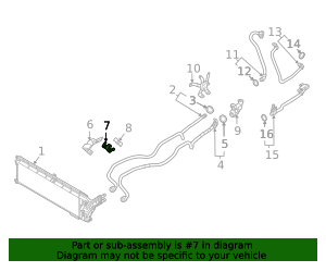 Genuine BMW 17-22-8-699-975 | Oil Feed Tube Clamp | FREE Shipping on ...