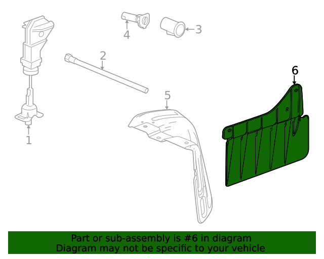 (84682684 Replaces) Side Shield 85611497 GM | GMPartsDirect.com