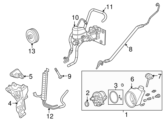 Power Steering Pump 19420690 | TascaParts.com