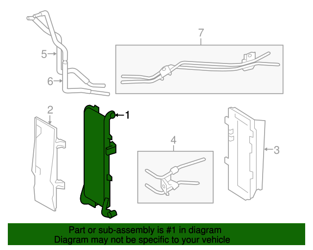 32910-0C010 - Trans Cooler - 2007-2010 Toyota | OEM Genuine Parts