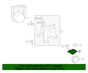 Genuine Toyota Yaw Rate Sensor part# 89180-48090 for 2008-2013 Toyota ...