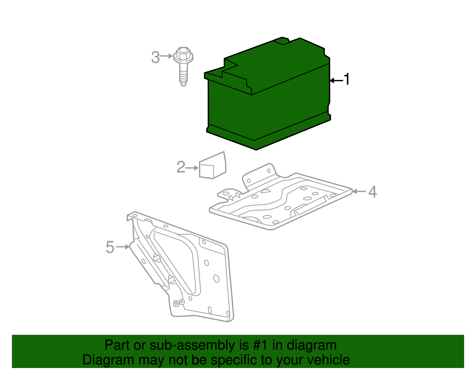 88865934 - Vehicle Battery 2007-2025 GM | Gateway Buick GMC Parts