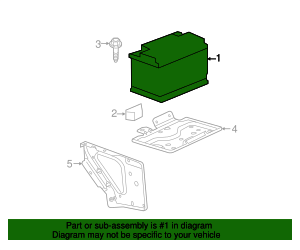 88865934 - Vehicle Battery 2007-2025 GM | Gateway Buick GMC Parts