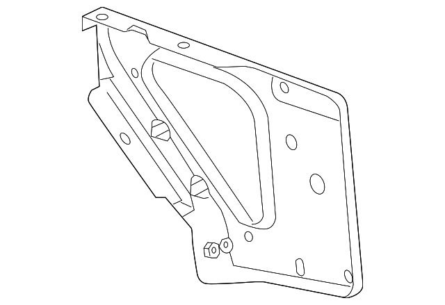 2014-2020 GM Body Battery Tray Support 22829069 GM | GMPartsDirect.com