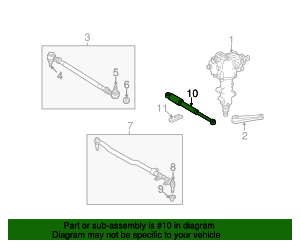463-463-01-32-64 - Steering Damper 2006-2018 Mercedes-Benz ...