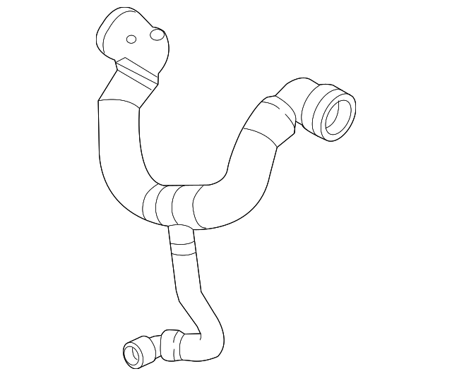 Genuine Upper Hose for 2018-2023 Land Rover Range Rover Velar | Land ...